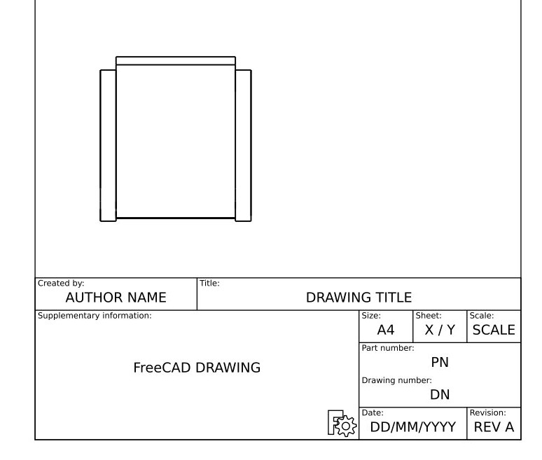 TechDraw ToggleFrame button to turn the View frames, labels, and ...